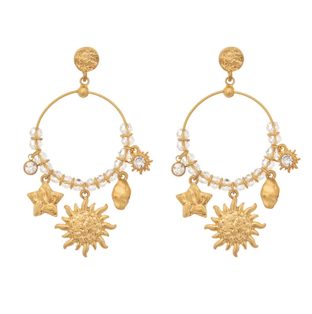 Bibi Bijoux Gold Cielo Earrings Smudge Boutique