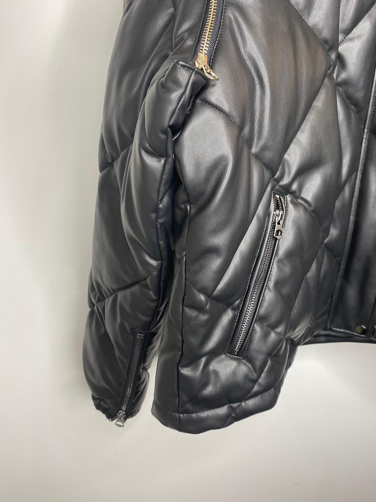 Urbancode Quilted Puffer Jacket in Black – Smudge Boutique